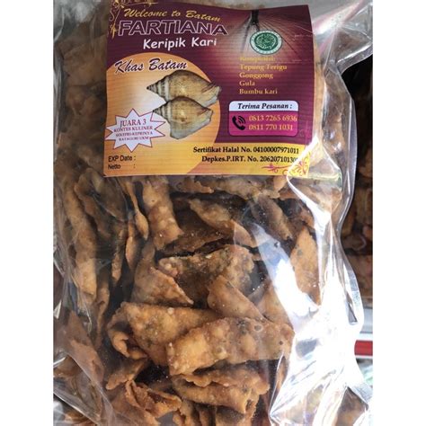 Jual Keripik Kari Gong Gong Seafood Keripik Khas Batam Cemilan