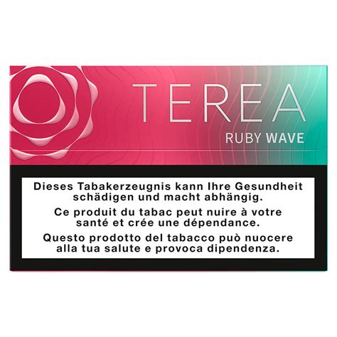 Terea Ruby Wave Tabakerhitzer Sticks Fruchtiger Geschmack And Menthol