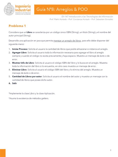 Done Guia 08 Arreglos De Objetos Pdf Java Lenguaje De