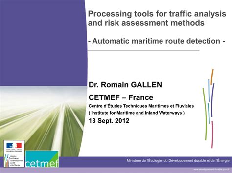 Pdf Processing Tools For Traffic Analysis And Risk Assessment Methods Automatic Maritime