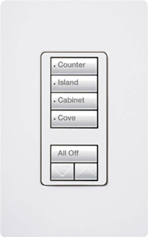 Rrd Hn4s Ht Lutron Radiora 2 Seetouch Led Hybrid Keypad 4 Scene With Raise Lower