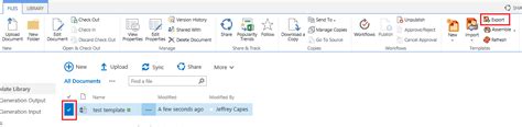 Exporting Templates Qorus Docgeneration Helpdesk And Knowledge Center