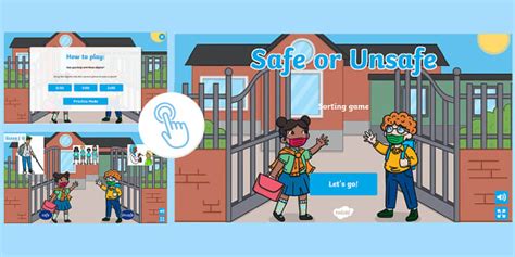 Interactive Safe Or Unsafe Sorting Game Cfe Resources