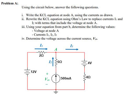 Solved Using The Circuit Below Answer The Following Chegg