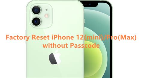 How To Factory Reset IPhone Without Passcode Solutions