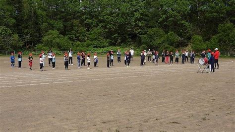 運動会に向けて 朝の応援練習 日々のできごと 中春別小学校 別海町立小中学校幼稚園ブログ