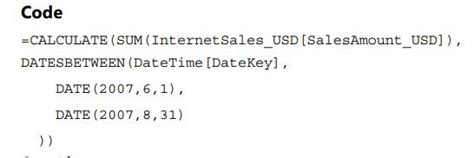 Datesbetween Is A Dax Function In Excel That Makes A List Of Dates