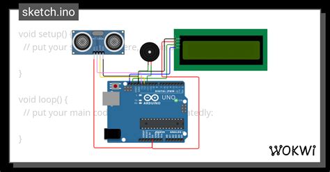Indikator Jarak Fairuz Man 18 Jakarta Wokwi Esp32 Stm32 Arduino