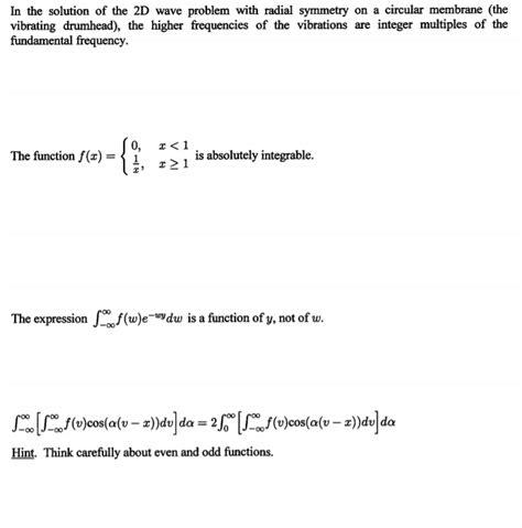 Solved In The Solution Of The D Wave Problem With Radial Chegg