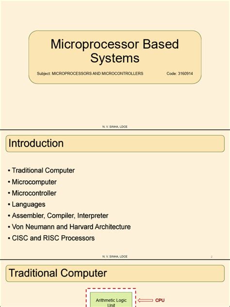 Microprocesser Notes By Nk Sinha Pdf Central Processing Unit