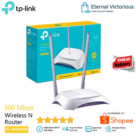 Jual Tp Link Tl Wr840n 300mbps Wireless N Router Shopee Indonesia