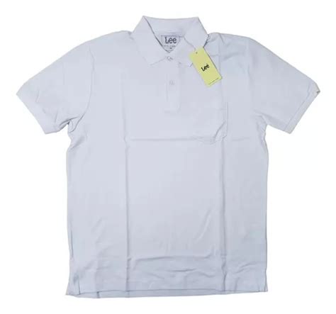 Camisa Polo Com Bolso Lee Tradicional Original 100 Algodao Frete Grátis