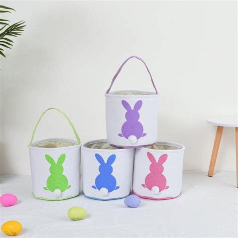 Blank Easter Baskets For Decoration Blank Easter Tote Bags Easter