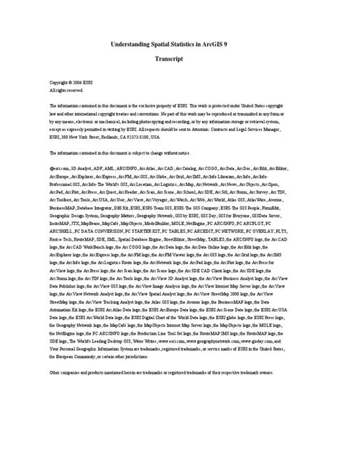 Coordinate Reference Systems Pdf Arc Gis Spatial Analysis