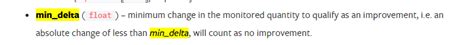 Earlystopping Mindelta Document Description Error · Issue 9297