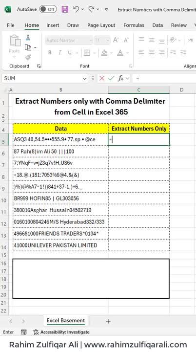 Rahim Zulfiqar Ali On Linkedin Excel