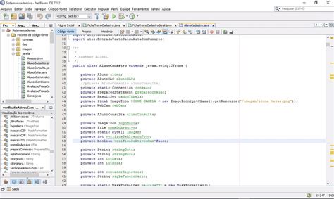 código fonte do sistema academias java netbeans mysql ponto digital