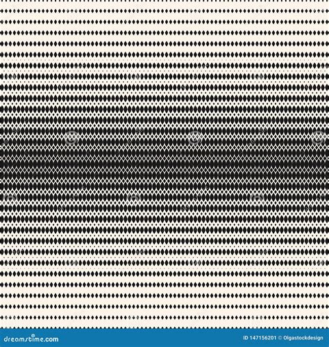 Halftone Mesh Seamless Pattern Vector Black And White Texture With