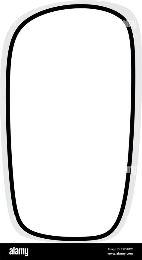 Abstract Rectangle Shape For Text Frame Background And Texture In A Organic Blob Vector
