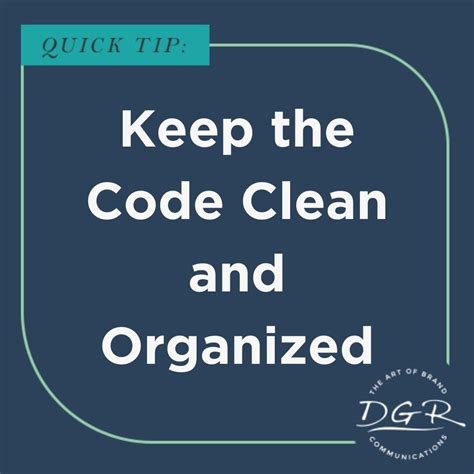 Dgr Communications On Linkedin Cleancode Webdevtips Dgrcommunications