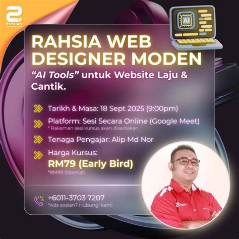 Rahsia Web Designer Moden Ai Tools” Untuk Website Laju And Cantik