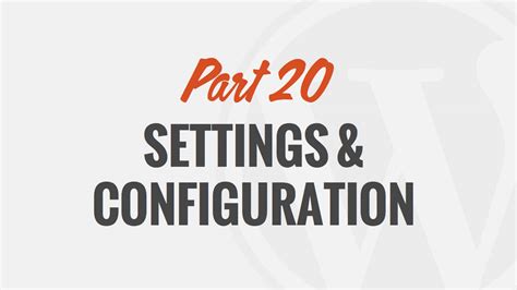 Wordpress Settings By Wp101®
