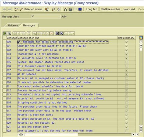 dan lion sap transaction code se91 message maintenance
