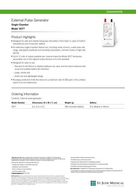 External Pulse Generator Sante International Sa