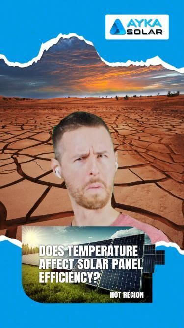 Temperature Affect Solar Panel Efficiency Solar Panel Efficiency
