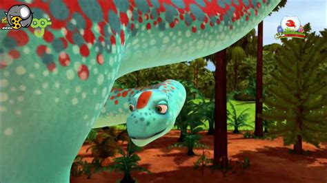 کارتون قطار دایناسورها یک دایناسور بزرگ فیلو