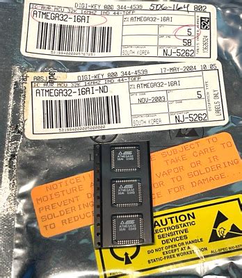 3 PIECE LOT ATMEGA32 16AI ATMEL IC MCU 8BIT 32KB FLASH 44TQFP EBay