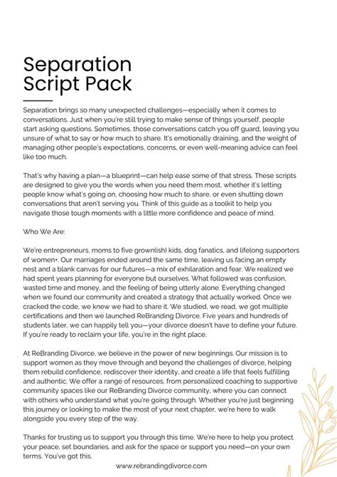The Separation Script Toolkit Etsy