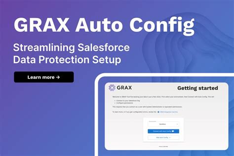 streamline salesforce data protection setup grax