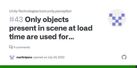 Only Objects Present In Scene At Load Time Are Used For Labeling Issue Unity