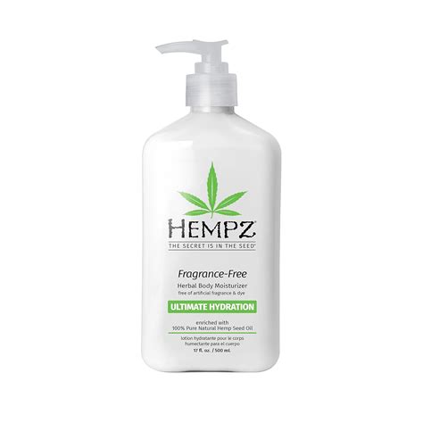 Hempz Body Lotion Fragrance Free Herbal Limited Edition