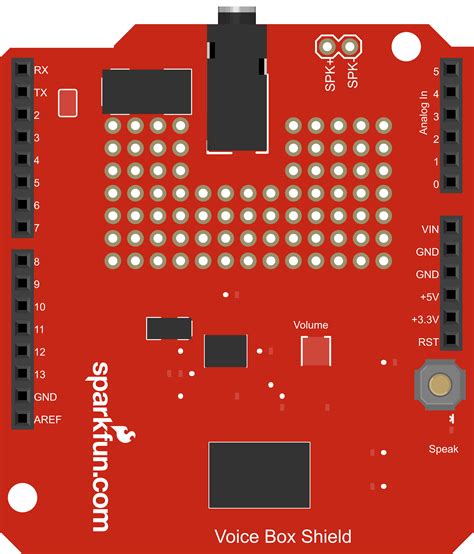 how to use arduino voicebox shield stephen hawking in a box pinouts
