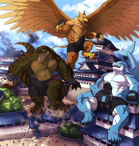 Rule 34 Abs Alligator Alligatorid Anthro Avian Balls Outline Biceps