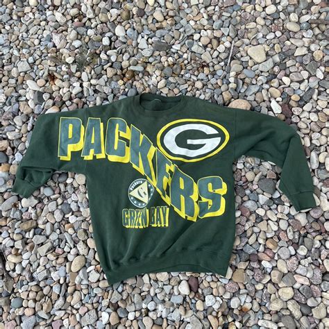 Vintage Green Bay Packers Crewneck Cut Tag Fits Depop