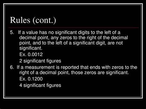 Rules For Determining Significant Figures Ppt Download