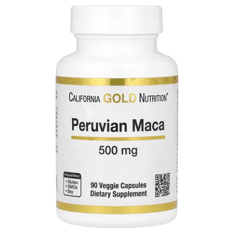 ᐉ Мака перуанская California Gold Nutrition 500 мг 90 растительных ...