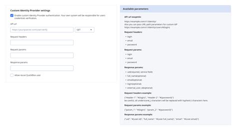 custom identity provider