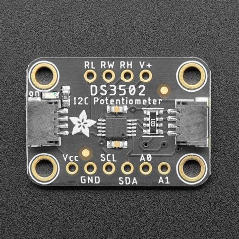 Adafruit Ds3502 I2c Digital 10k Potentiometer Breakout Stemma Qt