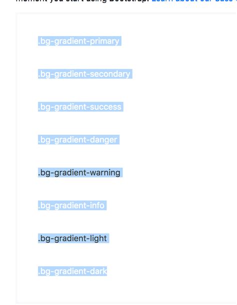 Background Gradients Not Working On Docs · Issue 27068 · Twbsbootstrap · Github