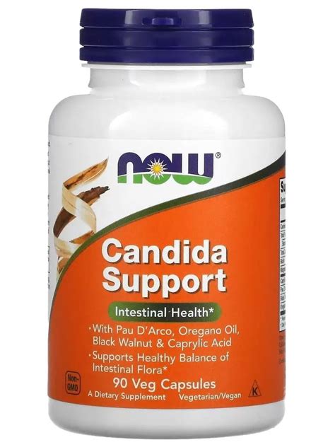 NOW Candida Support 90 caps купить в Алматы, цена 7 760 тг. в интернет ...