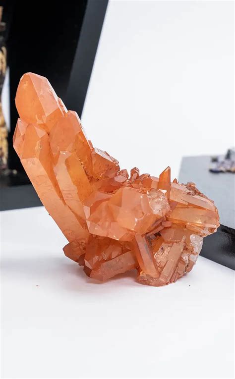 Tangerine Quartz Clusters Large Crystals Supplies Australia