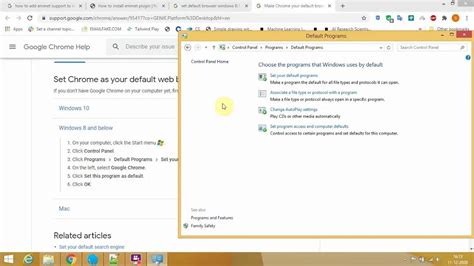 Set Default Program On Windows 81 Chrome As Your Default Web Browser