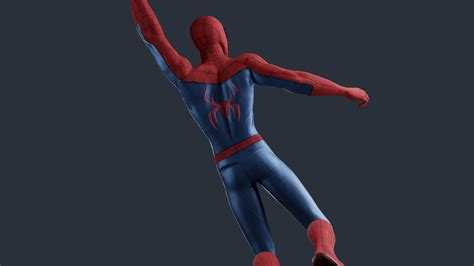 Spiderman Classic Suit Mcu 3d Model By Zampvers