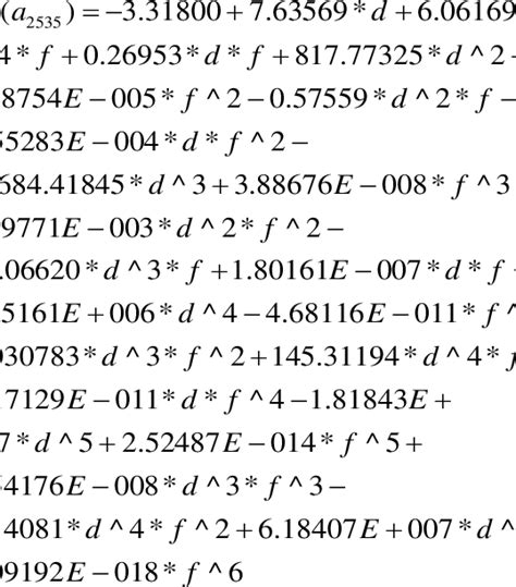 calculation values of statistics for the evaluation of the mathematical