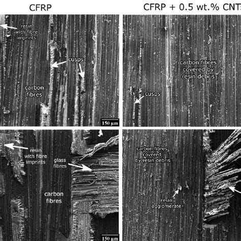 Fracture Surfaces Of The Cfrp Laminate Observed Using Sem Bare Carbon Download Scientific