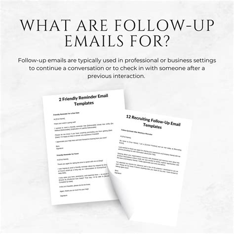 Follow Up Email Templates General Follow Up Email Sales Follow Up Email Networking Follow Up